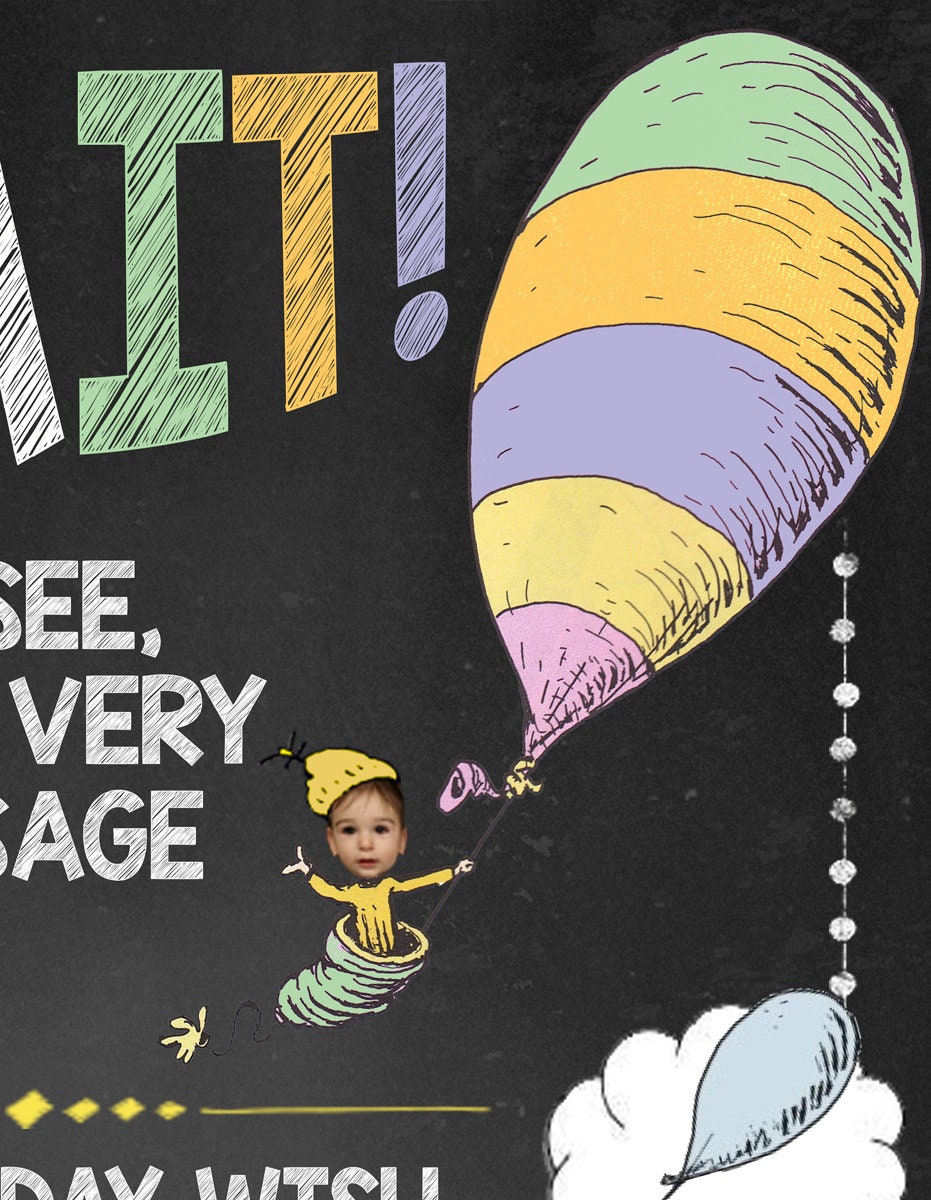 Personalized* Please Leave a Message Sign ~ Oh the Places You'll Go ...