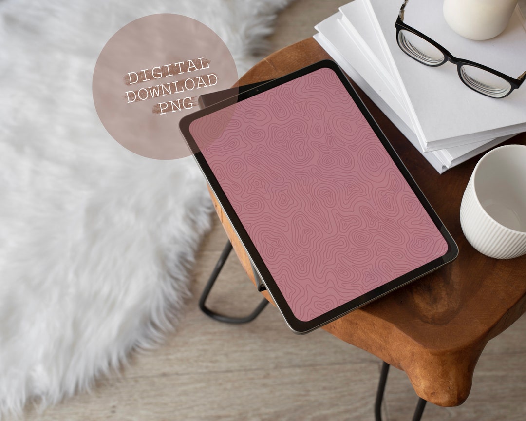 Pink Lines iPad Wallpaper Lockscreen - Etsy