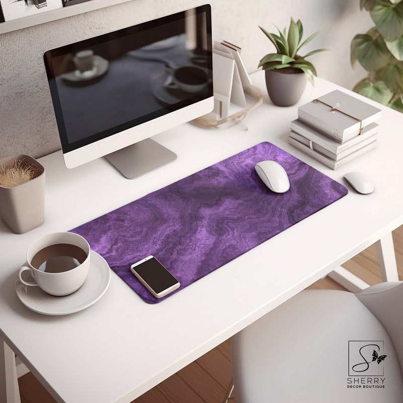 Purple Mouse Pad - Etsy