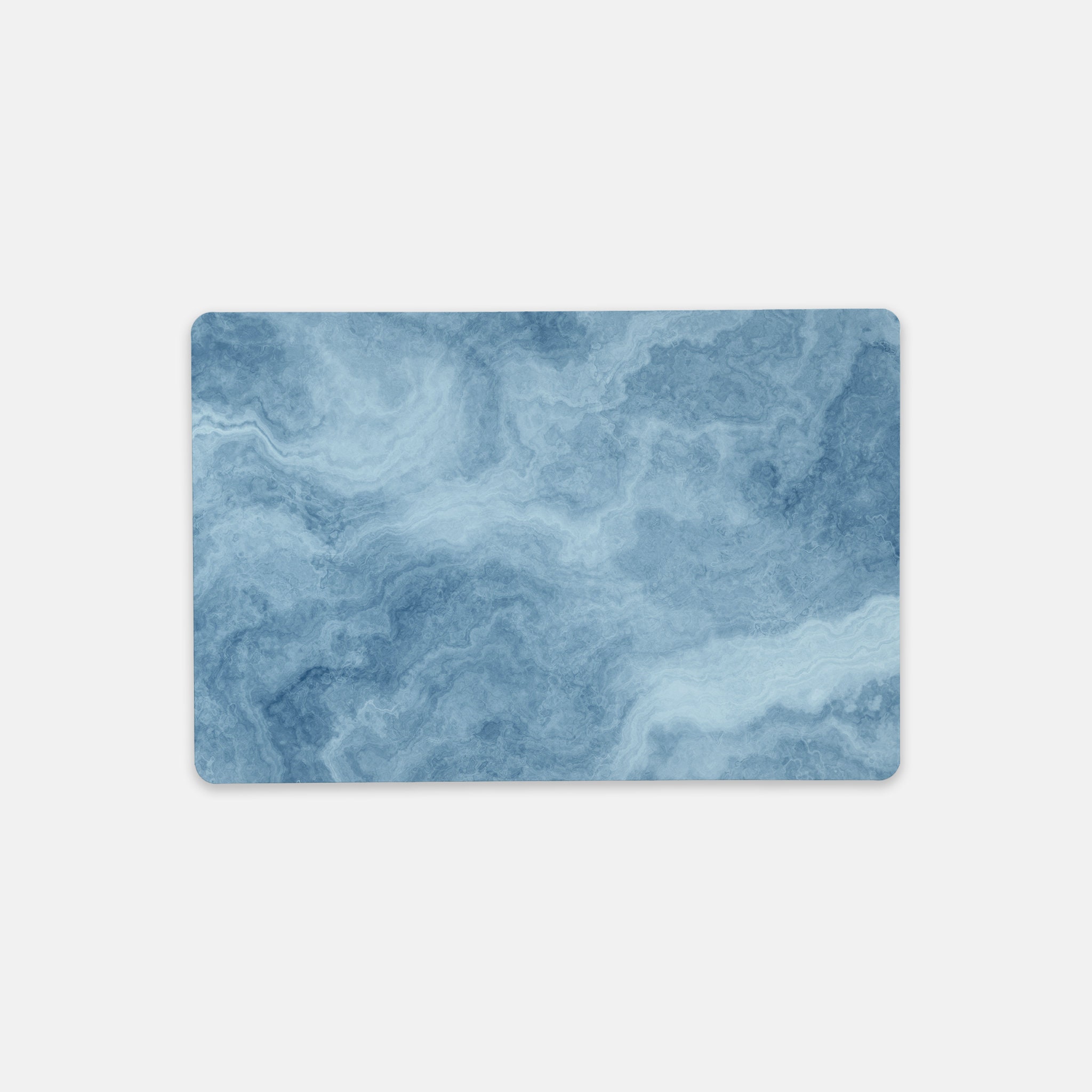 Blue Marble Desk Mat Blue Marble Desk Pad Desk Accessory | Etsy