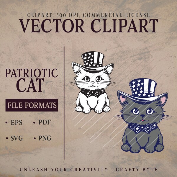 Uncle Sam Cat - Etsy