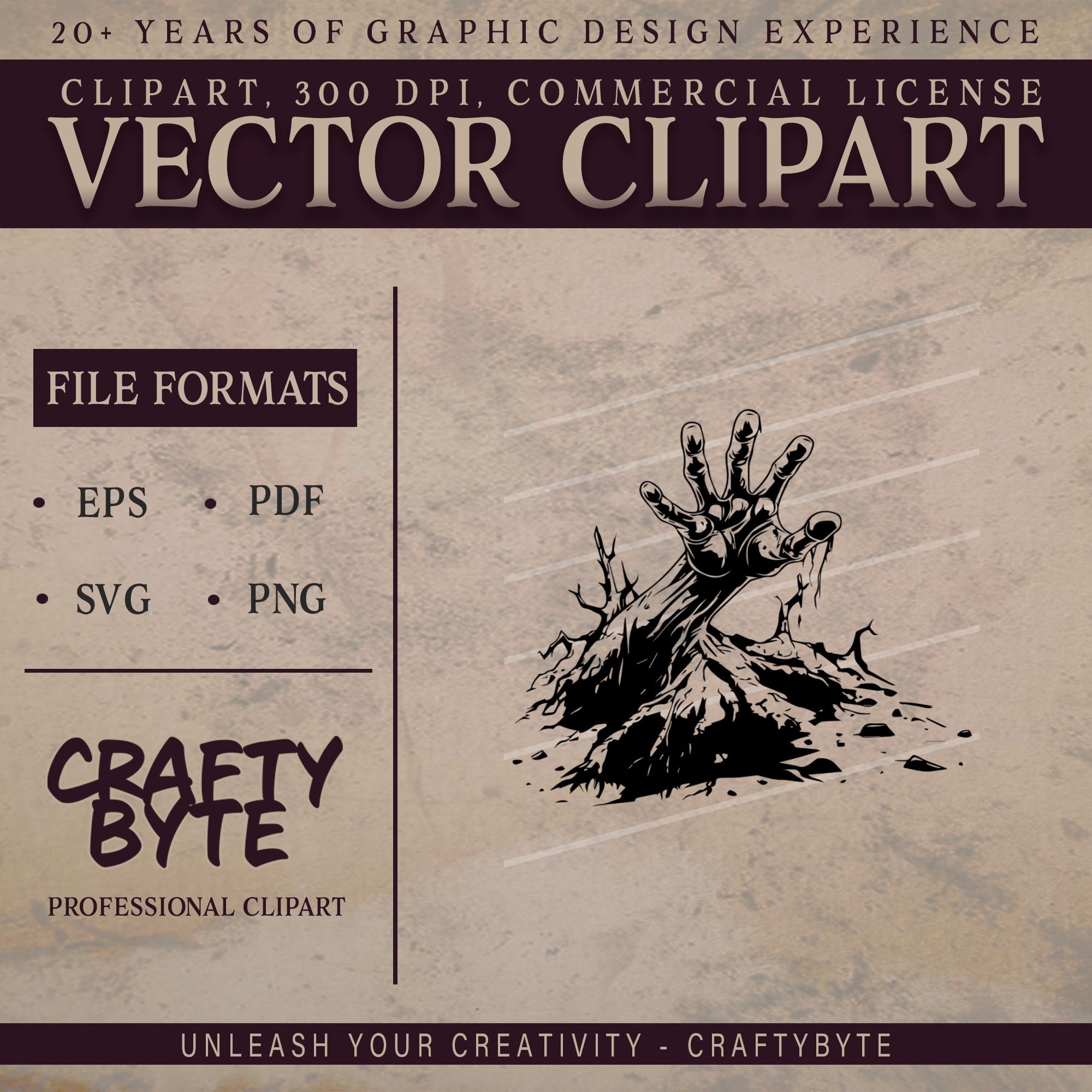 Zombie Hand Clipart Halloween Clipart Svg Zombie Svg - Etsy