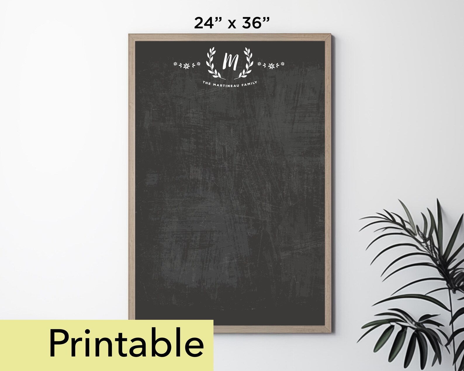 2025 Calendar Printable | 24 X 36 Vertical Memo Board | Homeschool ...