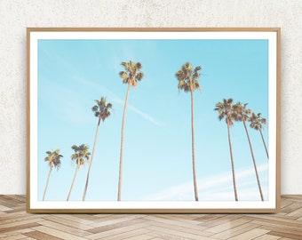 Palm tree art | Etsy