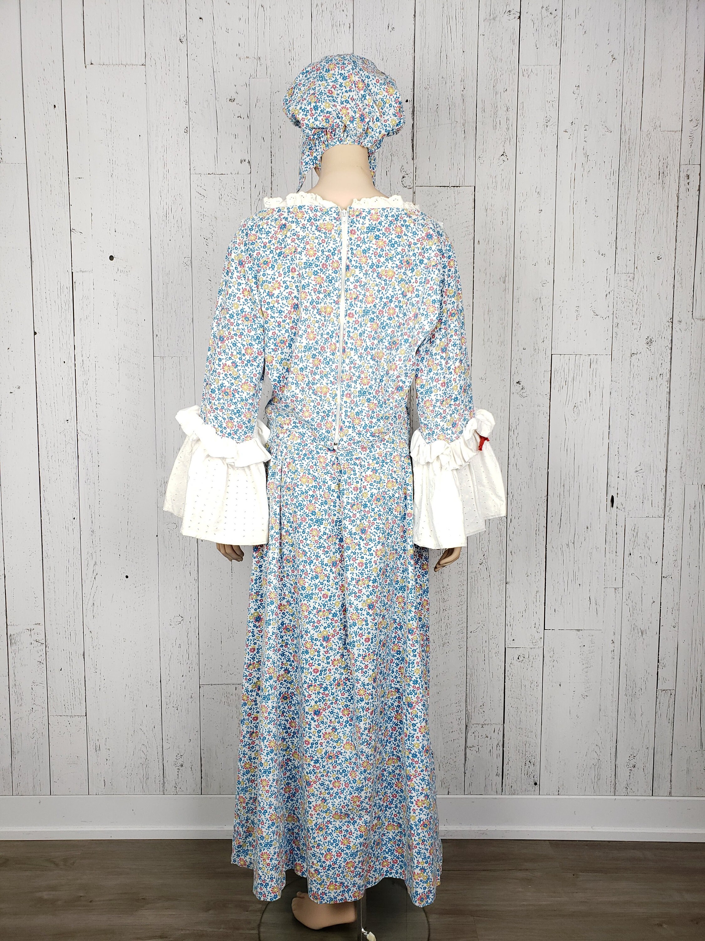 Vintage Prairie Dress Pioneer Costume Women's Extra Large XL Colonial ...