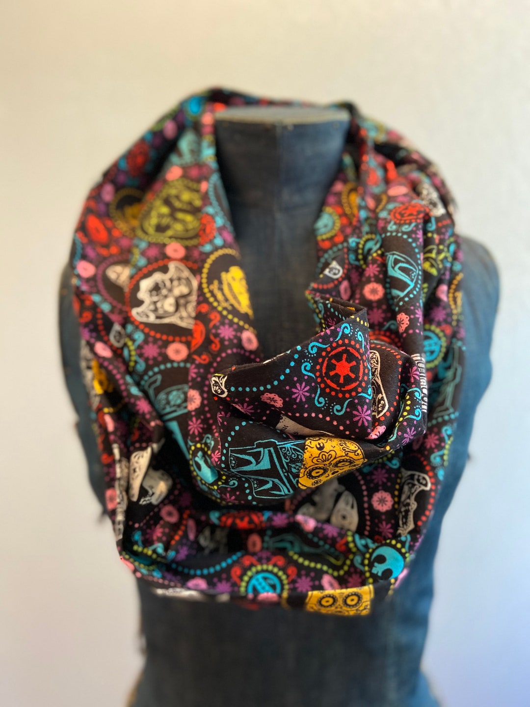 Star Wars Sugar Skulls Infinity Scarf - Etsy