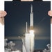 Spacex Falcon Heavy Launch Poster Print - Etsy