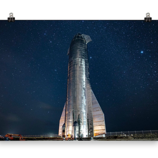 Spacex Starship Posters - Etsy