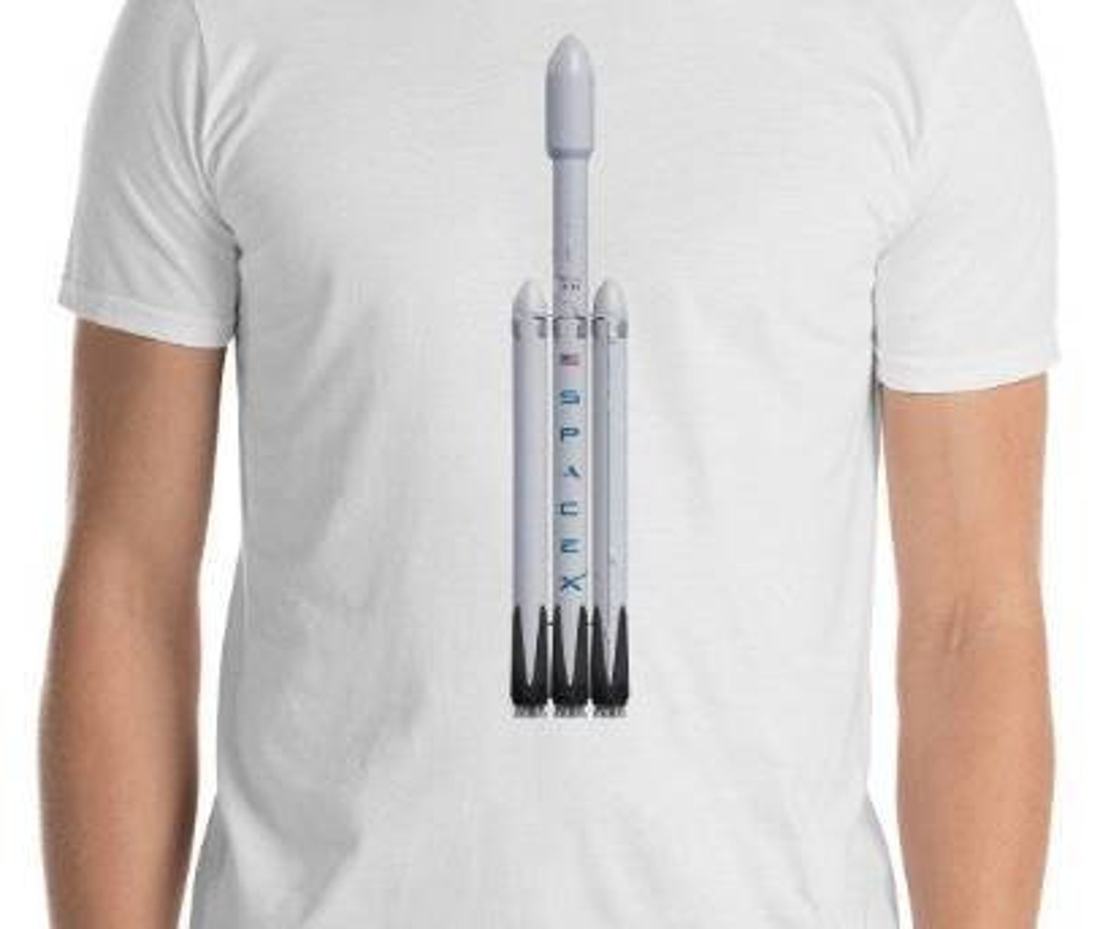 Mens Spacex Shirt Falcon Heavy T-shirt Rocket Tee - Etsy
