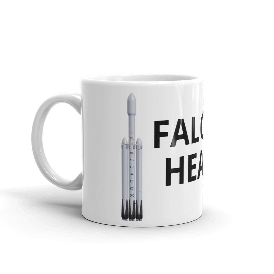 Novelty Spacex Falcon Heavy Rocket Coffee Tea Mug Elon Musk - Etsy
