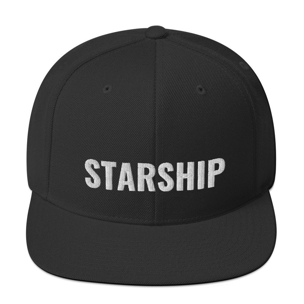 Spacex Starship Rocket Snapback Hat Cap - Etsy