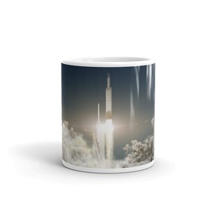 Spacex Falcon Heavy Rocket Launch Coffee Tea Mug - Etsy