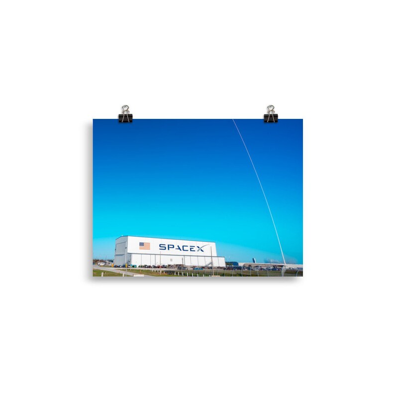 Spacex Cape Canaveral Hanger Rocket Launch Poster Print - Etsy