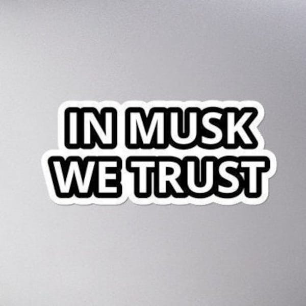 Elon Musk Sticker - Etsy