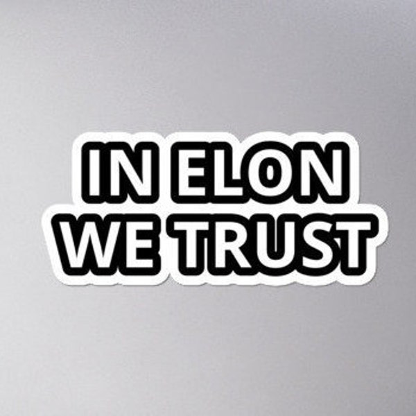 Elon Musk Bumper Stickers - Etsy