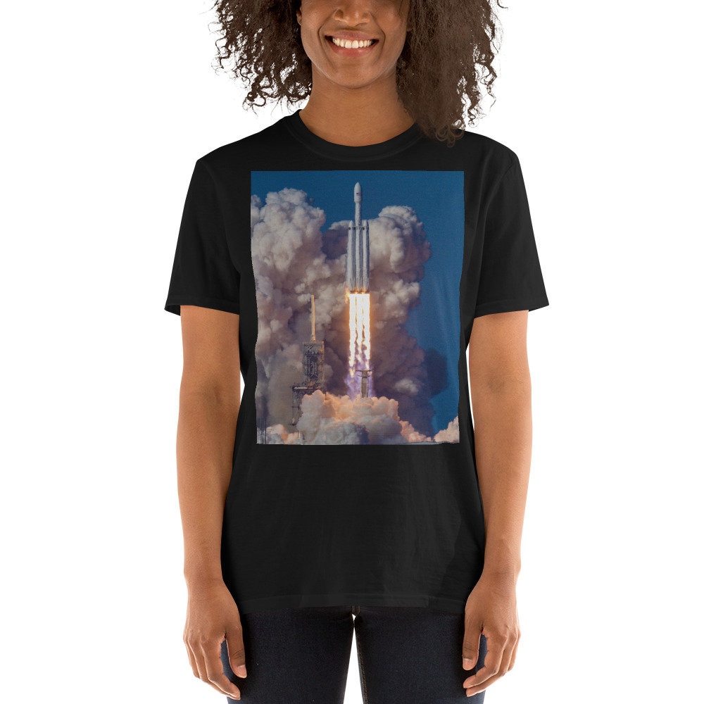 Spacex T Shirt Falcon Heavy Tshirt Rocket Launch Tee - Etsy UK