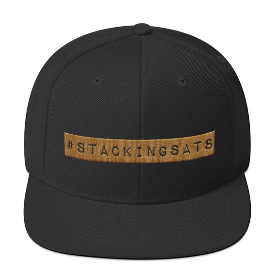 Stacking Sats Bitcoin Snapback Cap Hodl Satoshi stackingsats - Etsy