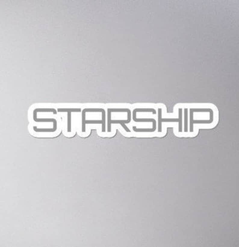 Spacex MK1 Starship Sticker Space Rocket Ship Vinyl Decal Boca Chica - Etsy
