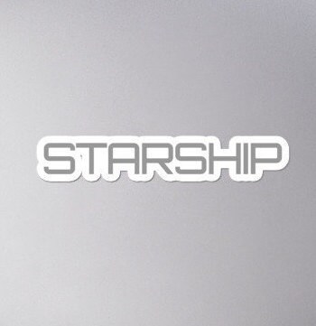 Spacex MK1 Starship Sticker Space Rocket Ship Vinyl Decal Boca Chica - Etsy
