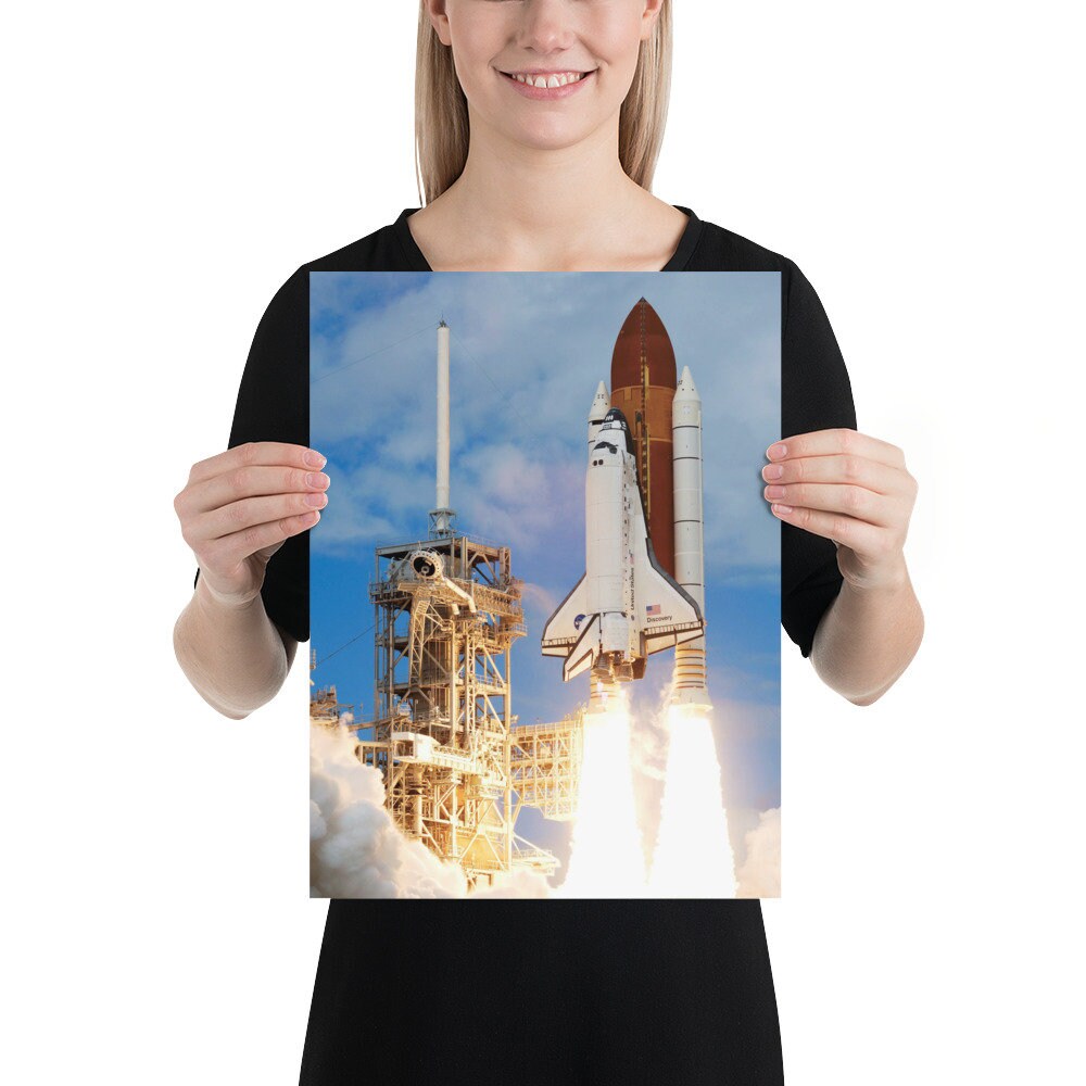 Space Shuttle Rocket Launch Poster Cape Canaveral Take Off - Etsy UK
