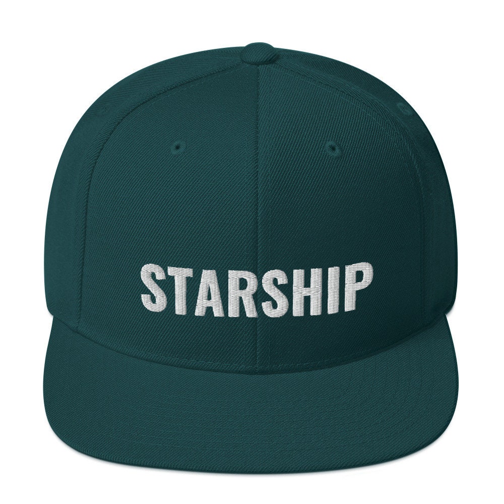 Spacex Starship Rocket Snapback Hat Cap - Etsy