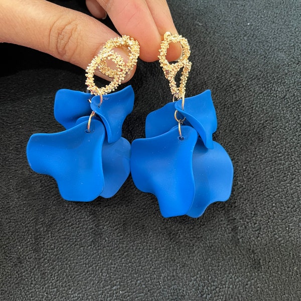 Royal Blue Flower - Etsy
