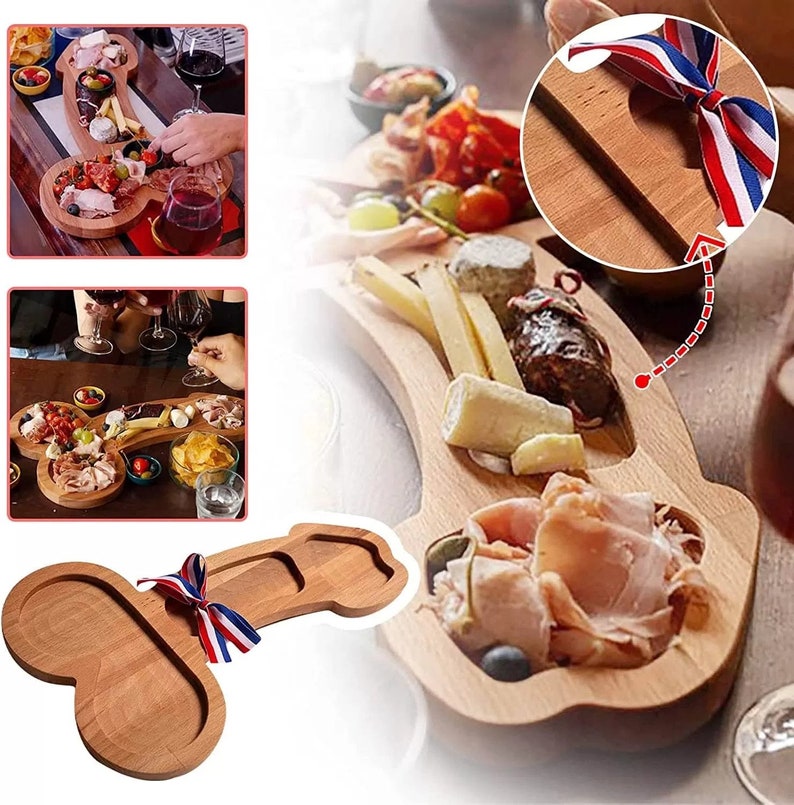 Wooden Aperitif Board With a Unique Design - Etsy