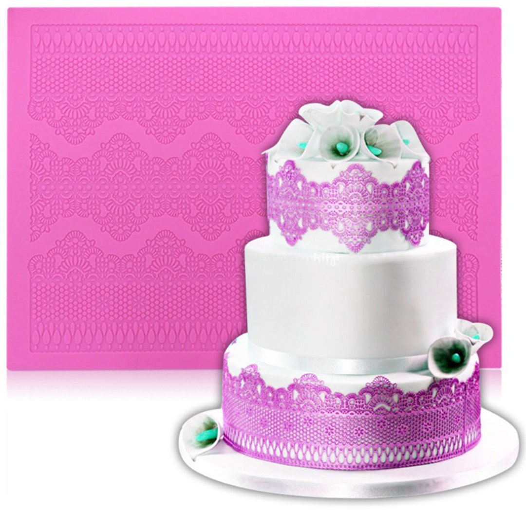 Chantilly Cake Lace Mold for Wedding Cake Decoration Silicone Fondant ...
