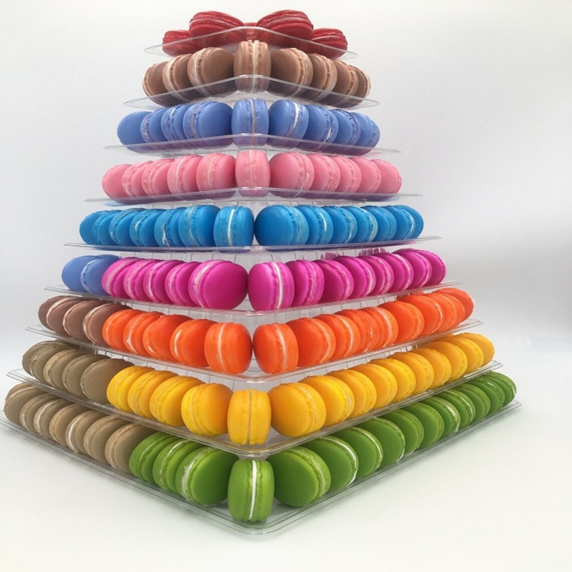 9 Flexible Plastic Tiers Fondant Cake Stand Cake Pops Macaron - Etsy