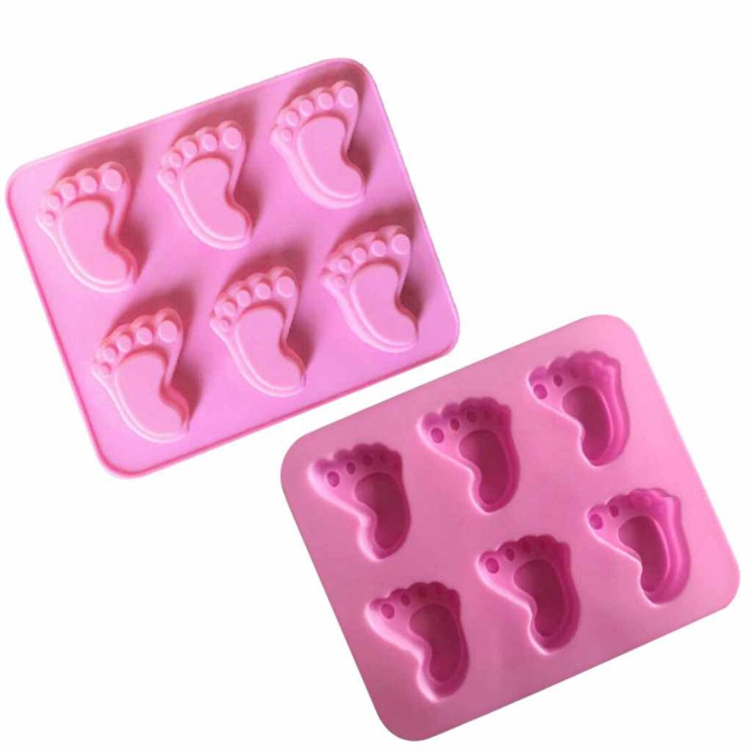 Silicone 3D Footprint Cake Mould - Etsy