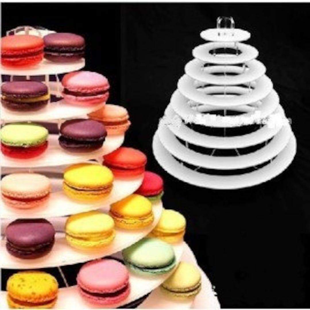 8 Tiers Acrylic Macaron Stand Rigid Macaron Display Tower - Etsy