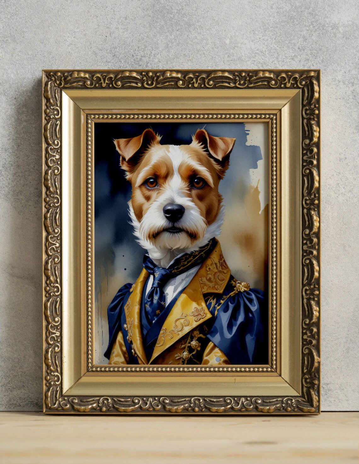 18th Century Aristocrat Dog Fashion Digital Art Poster Download - Etsy