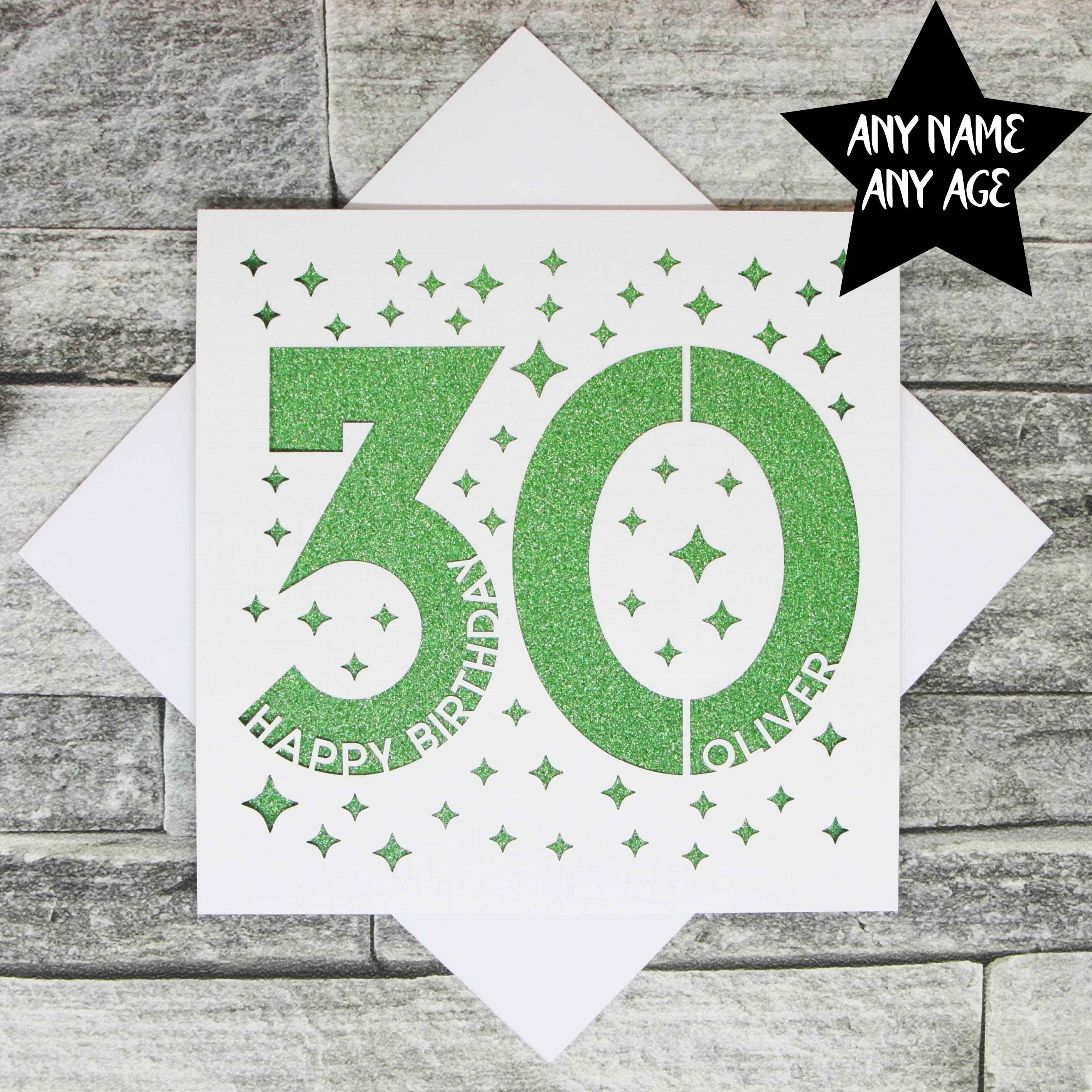 Personalised 30th Birthday Card 30th Birthday Card 30th Etsy Australia Personalised 30th Birthday Card 30th Birthday Card 30th Etsy Australia