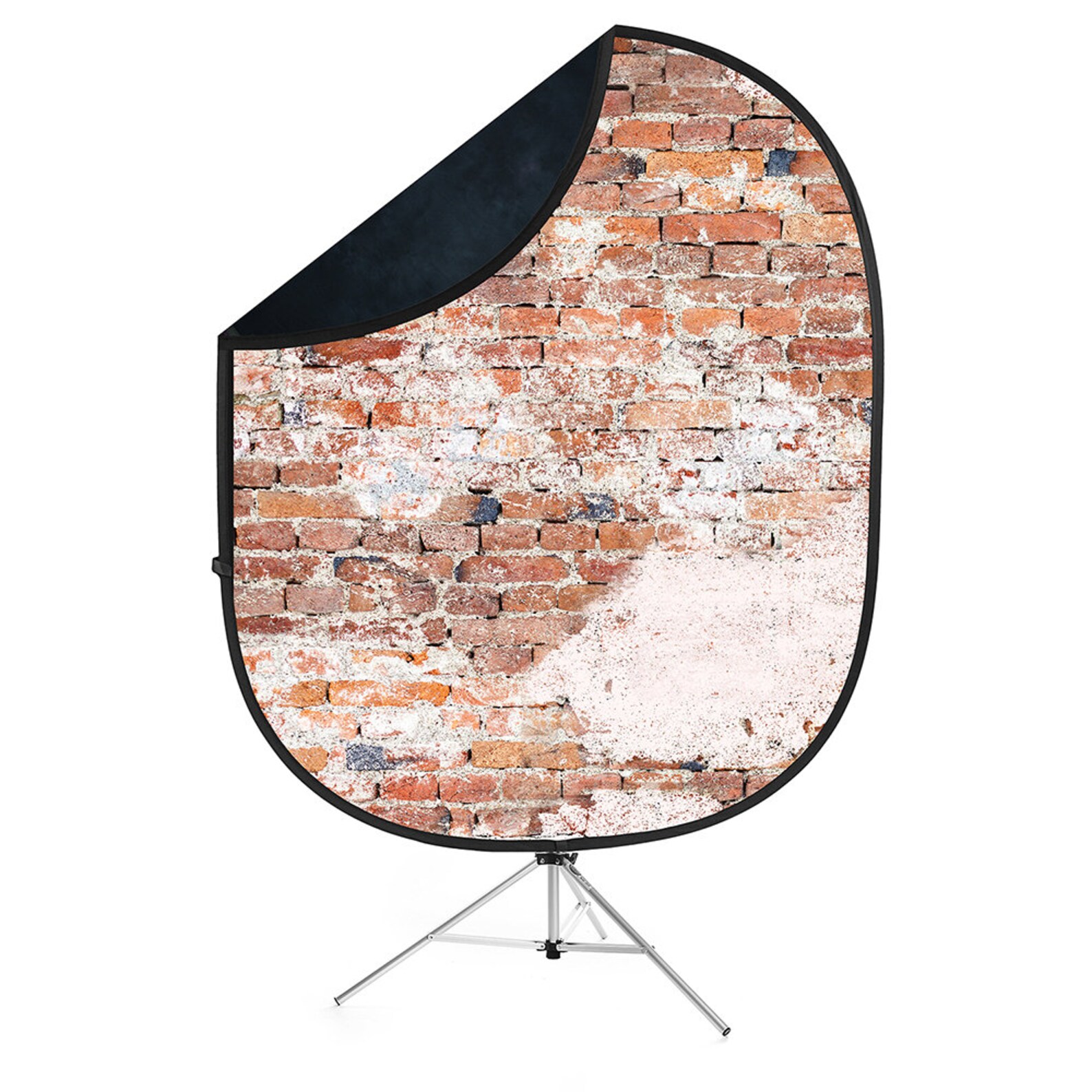 Weathered Brick/black Collapsible Backdrop 5'x7' - Etsy