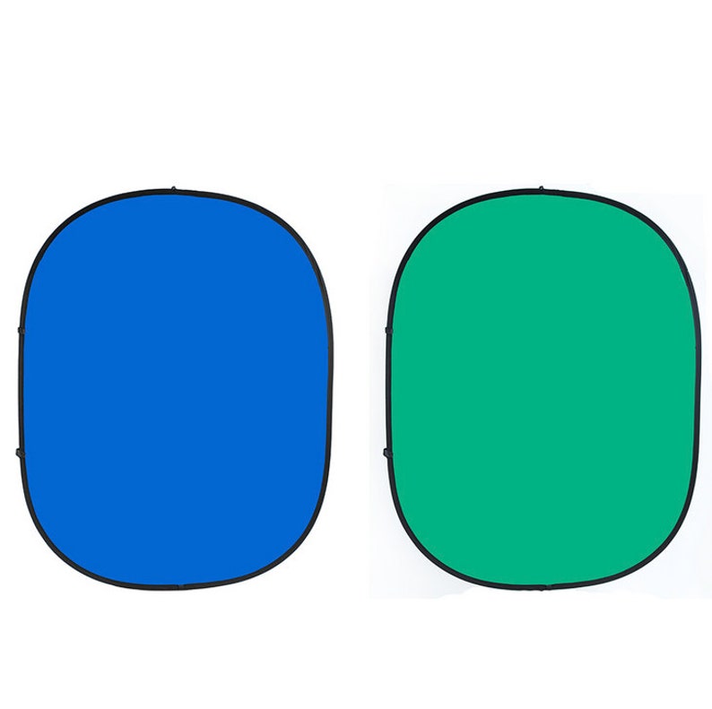 Chroma Green/blue Collapsible Backdrop 6'X7' - Etsy