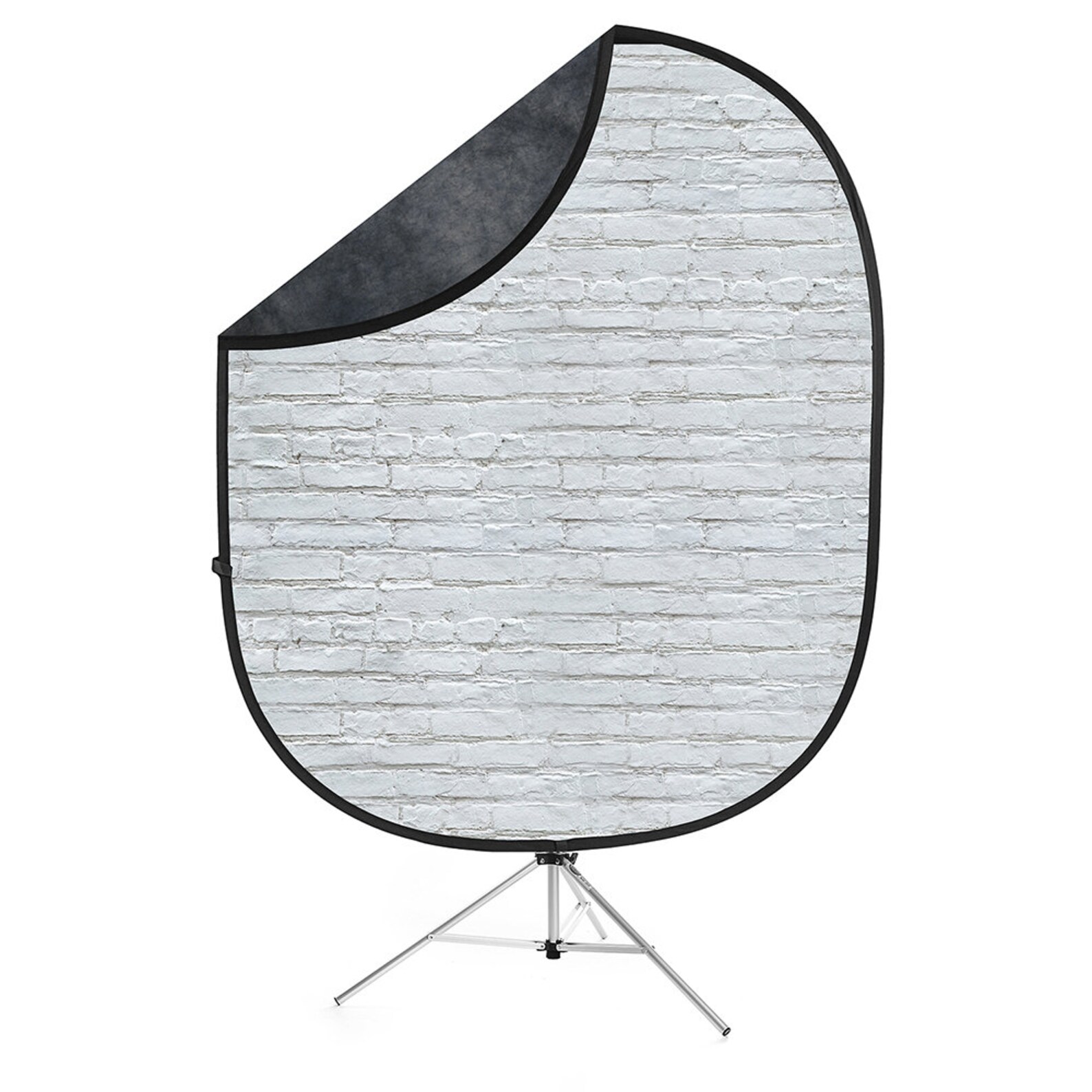 White Brick/dark Gray Collapsible Backdrop 5'x7' - Etsy