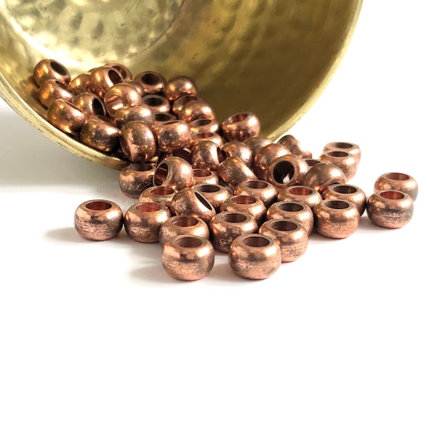 Antique Copper Beads - Etsy UK