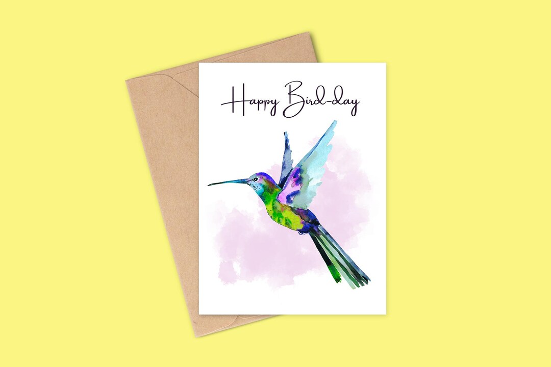Happy "birdday" Card - Pun Filled Birthday Card for Bird Watchers - Etsy