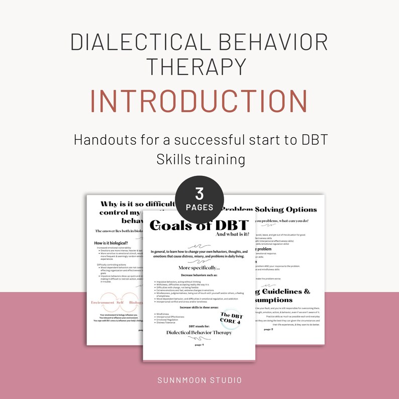 DBT Introduction Handouts - Etsy