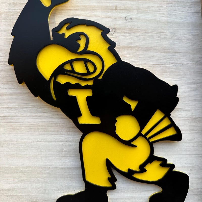 Iowa Hawkeye Sign - Etsy