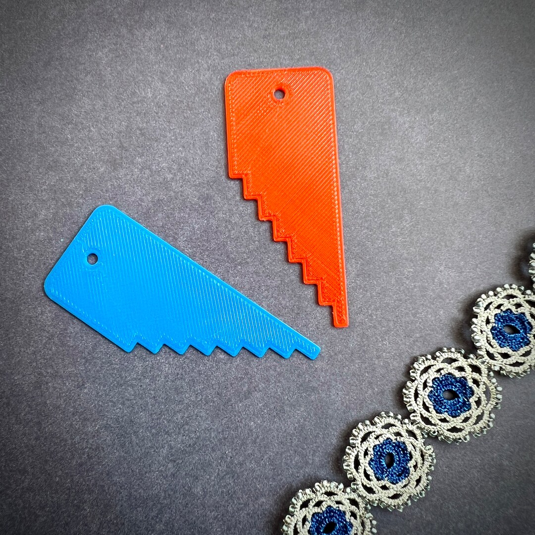 Picot Gauges in Blue or Red for Tatting - Etsy