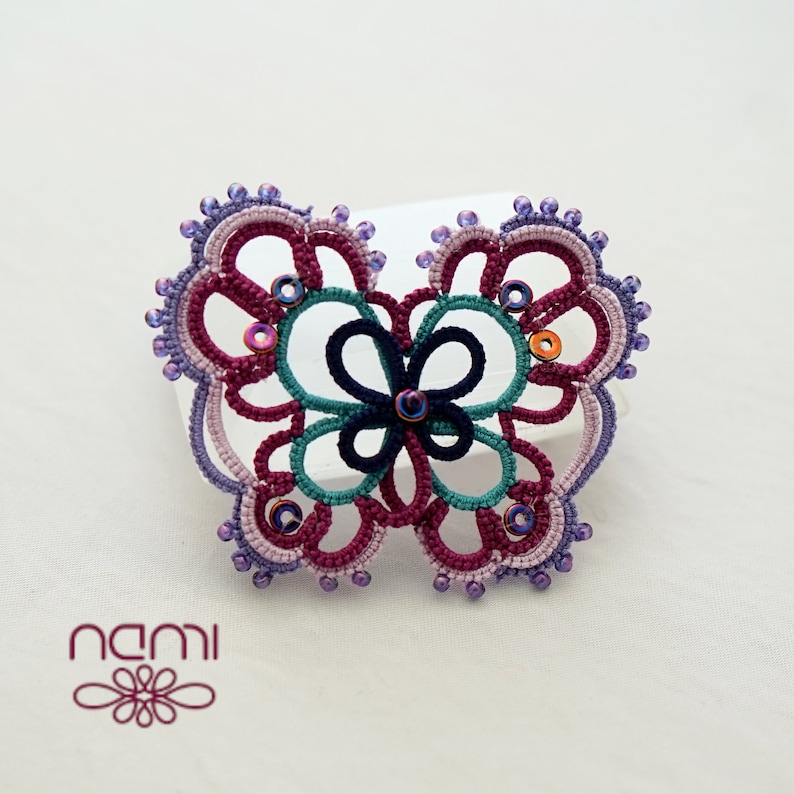 Butterfly Tutorial and Pattern in Pdf File for Shuttle Tatting, Step by ...
