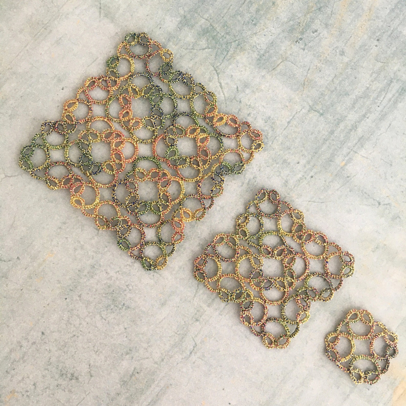 Tatting Tutorial Magic Square, Tatting Shuttle Pattern With Step by ...