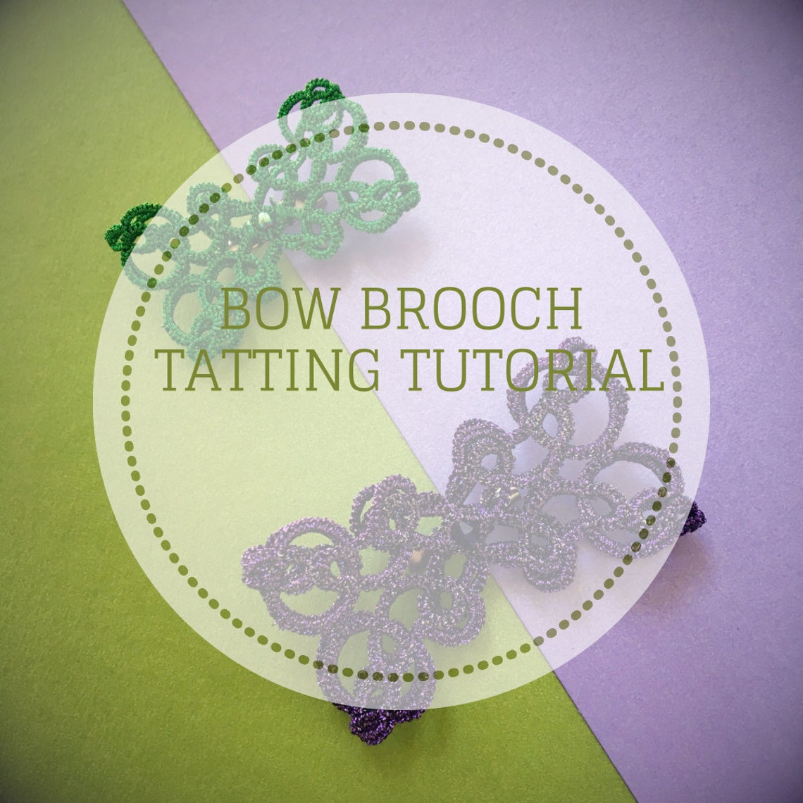 Brooch Bow Tatting Tutorial, Tatting Shuttle Pattern With Step by Step ...
