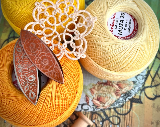 Tatting Thread Altin Basak Polyester, Thin Strong Thread in Pink or ...