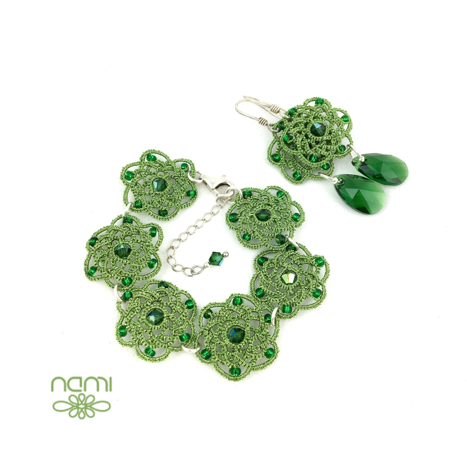 Tatting Lace Set Pattern Tatting Shuttle Tutorial for | Etsy