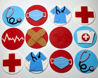 Nurse Cake Topper - Etsy