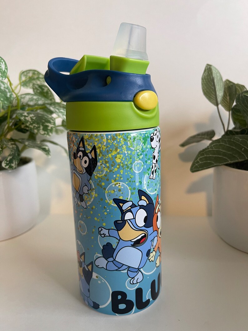 Kids Bluey Sippy Cup // 12 Ounce Aluminum Tumbler - Etsy