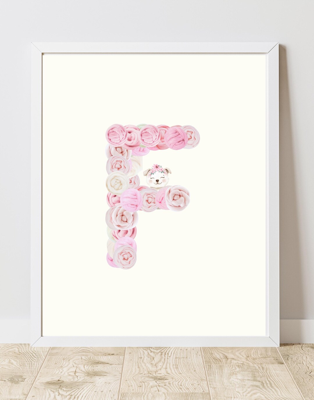 Capital Letter F, Letter Poster F, ABC Poster F, Kids Room Decor ...