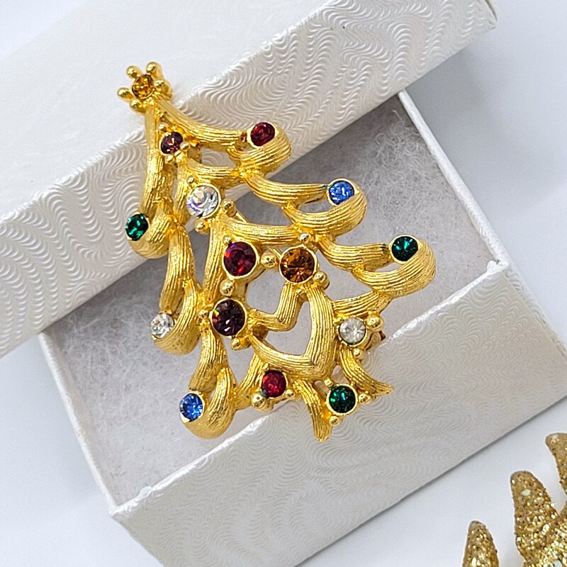 Christmas Tree Pin - Etsy